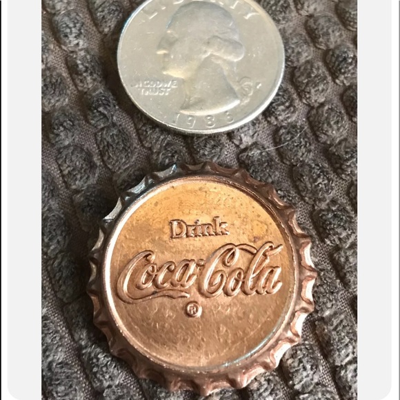 jerry shore | Other | Vintage Copper Medal Drink Coca Cola Bottle Cap ...
